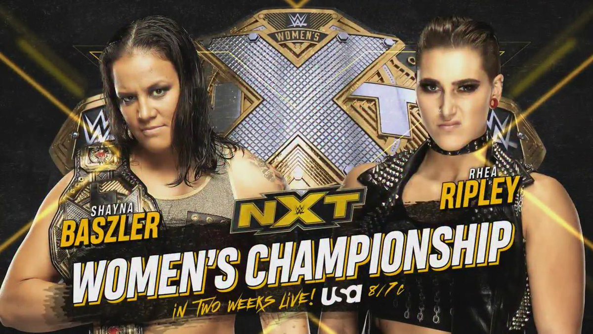 Rhea Ripley Vs. Shayna Baszler Title Match Set For December 18 WWE NXT ...