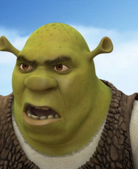Shrek Angry Face