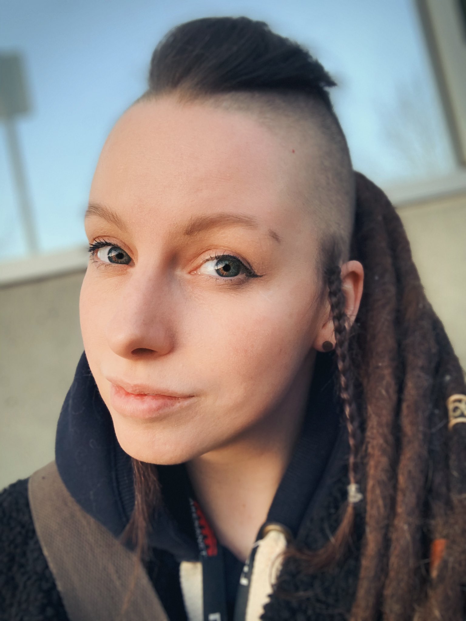 Mohawk With Tail Braid