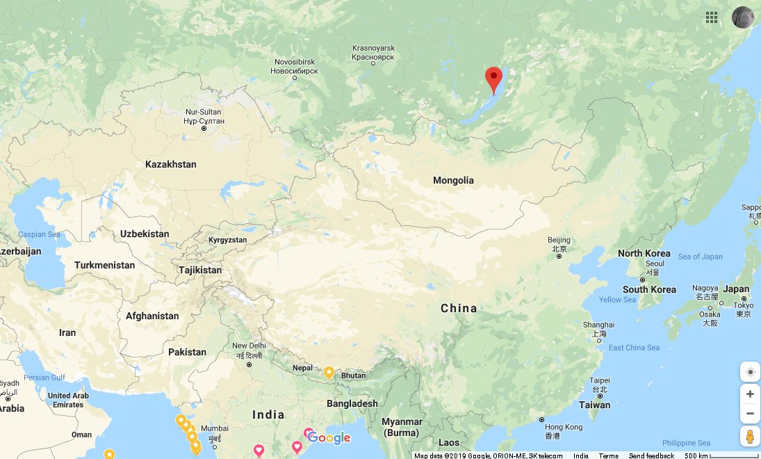 Lake Baikal Google Maps