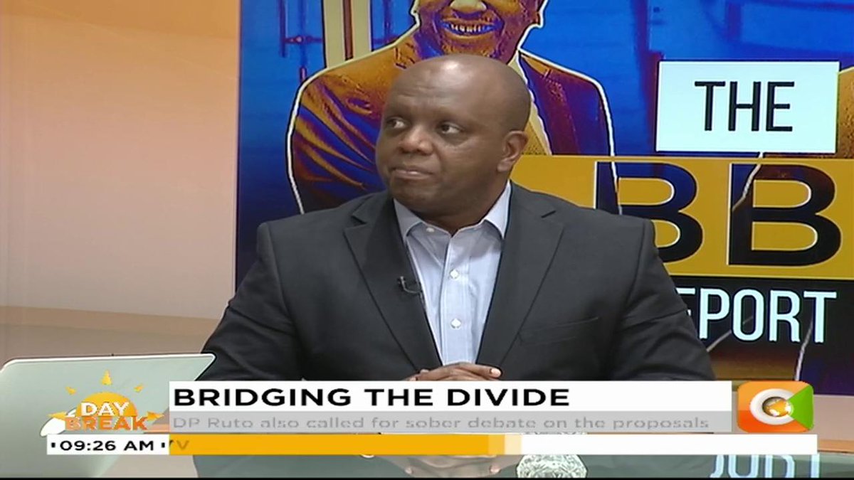 Dr. Martin Kimani on the BBI: “I think we have come to understand that ...