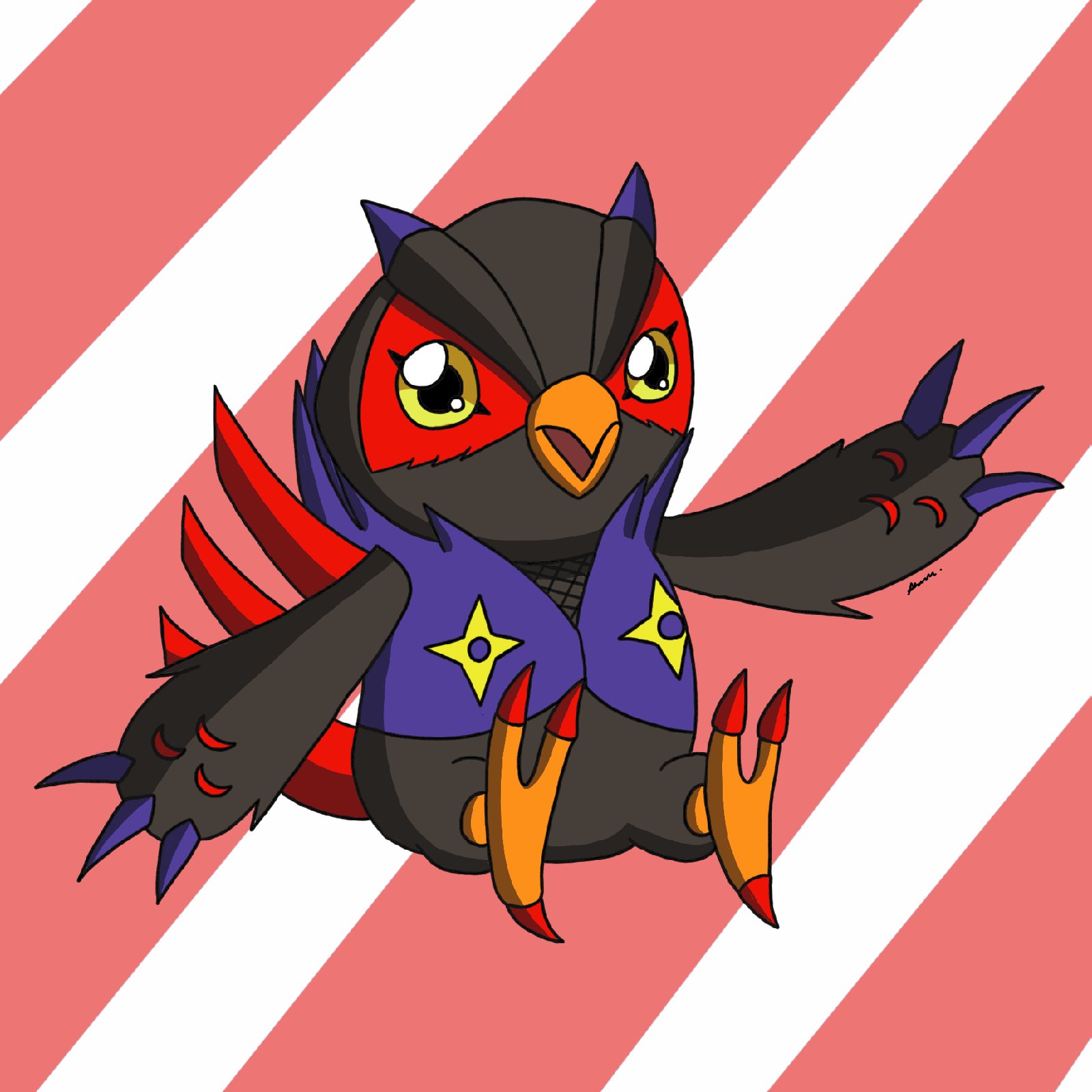 Digimon Data Squad Falcomon