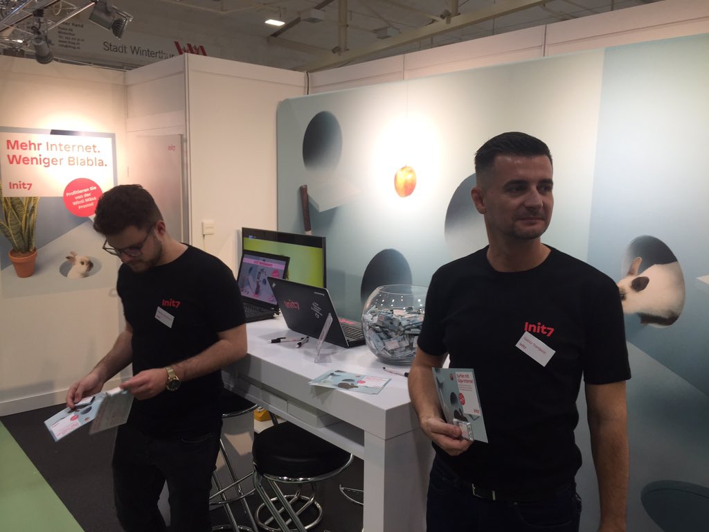 Init7 - Fiber7™ on Twitter: "Wir sind in diesen Tagen an der #Wintimäss. Halle 2, Stand 2.056 ...