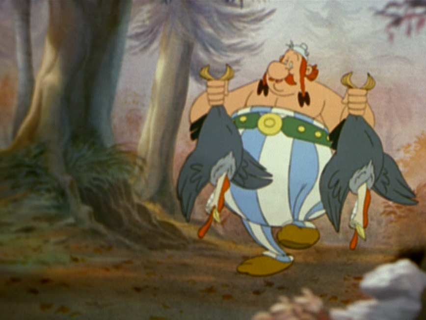 Obelix Eating