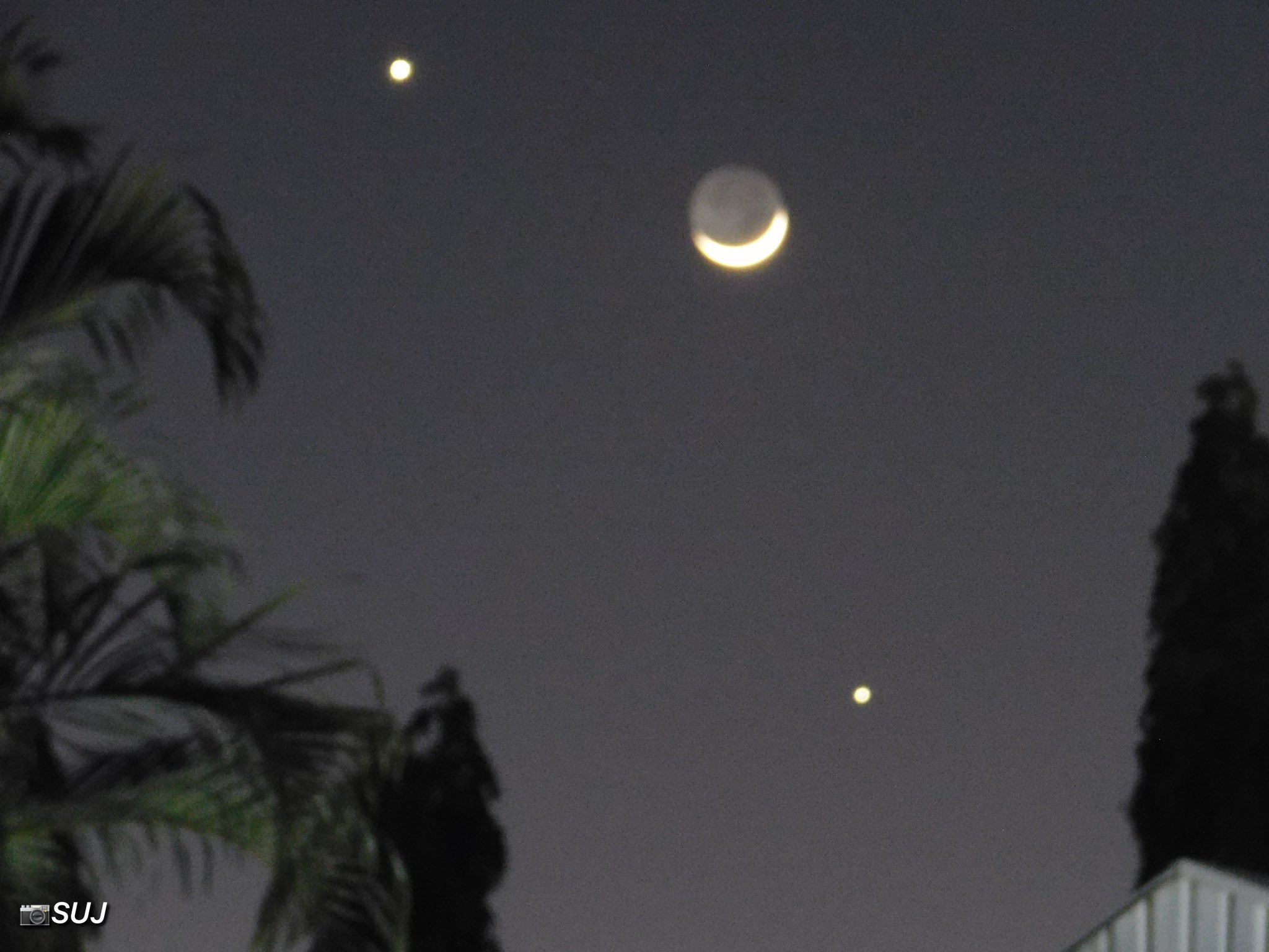 The Moon And Jupiter Tonight