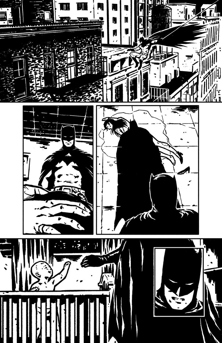 「Batman sample page I did recently, my pencils and inks. Draw」Juan ...