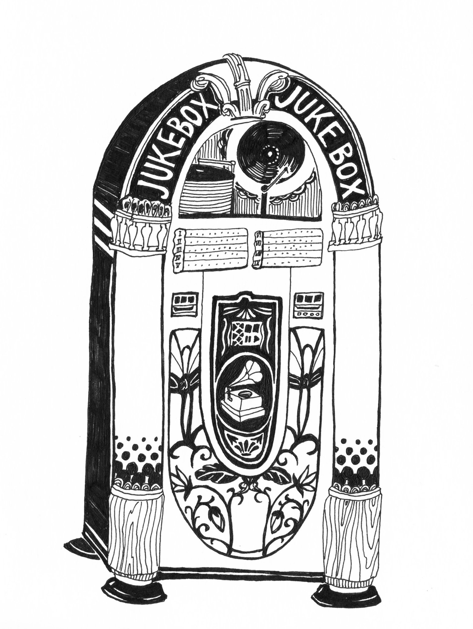 Jukebox Sketch