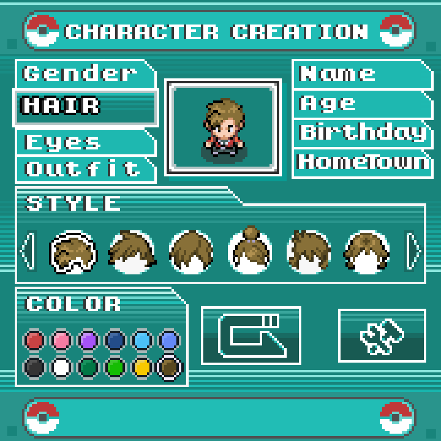 Pokemon Emerald Character