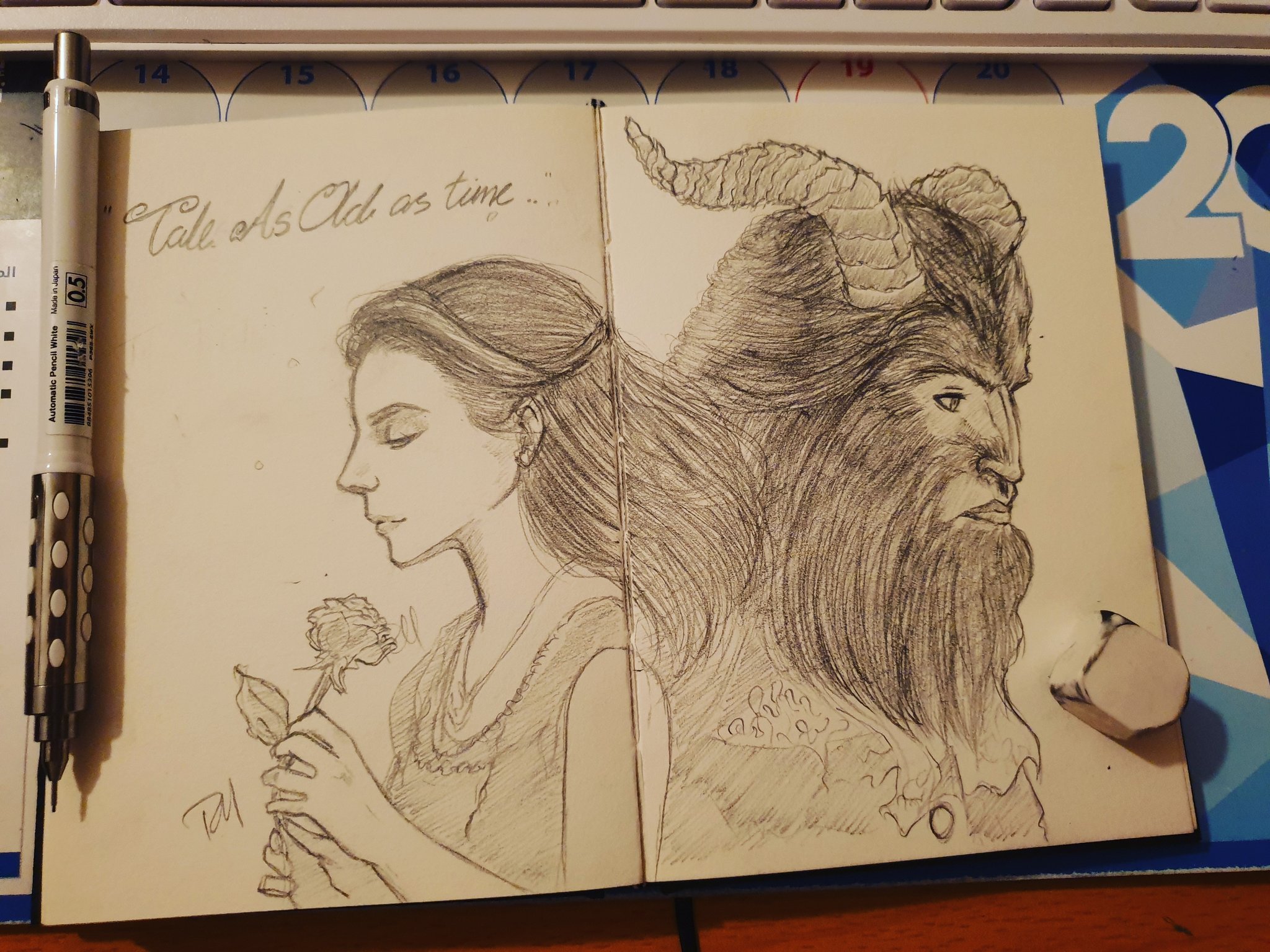 Beauty And The Beast Sketches