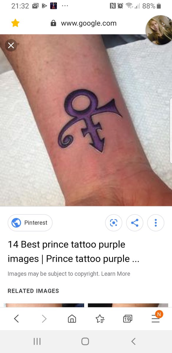 Prince Symbol Tattoo