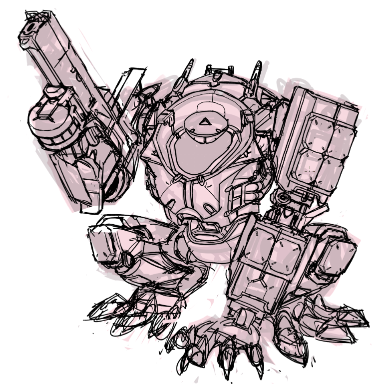 my @Lancer_RPG mech done! Tortuga with HORUS hackin action! Will ...
