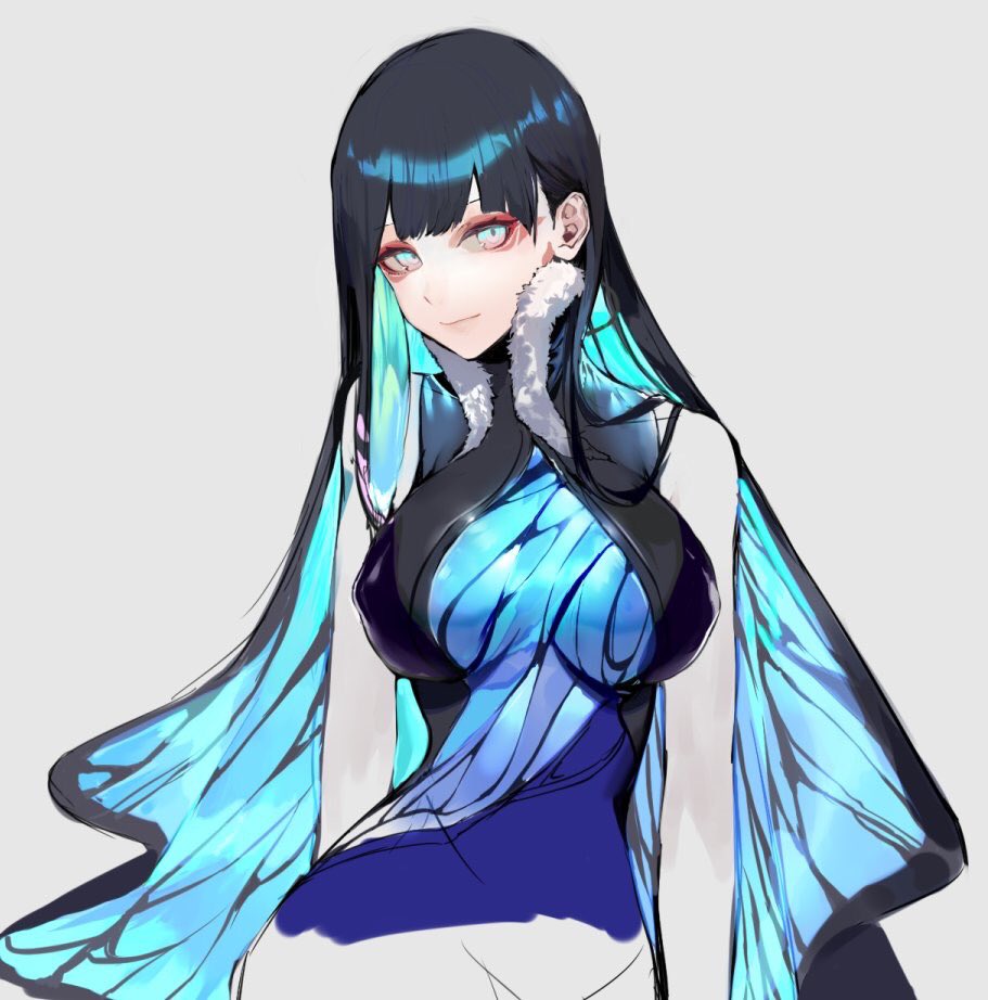 YSK on Twitter: "ラフでここまで書き込んでしまい、顔が可愛くできずに調節しまくることで線画で生き返ることを願う半ボツ モルフォ蝶 https://t.co/ZB3ZIAeNdZ ...