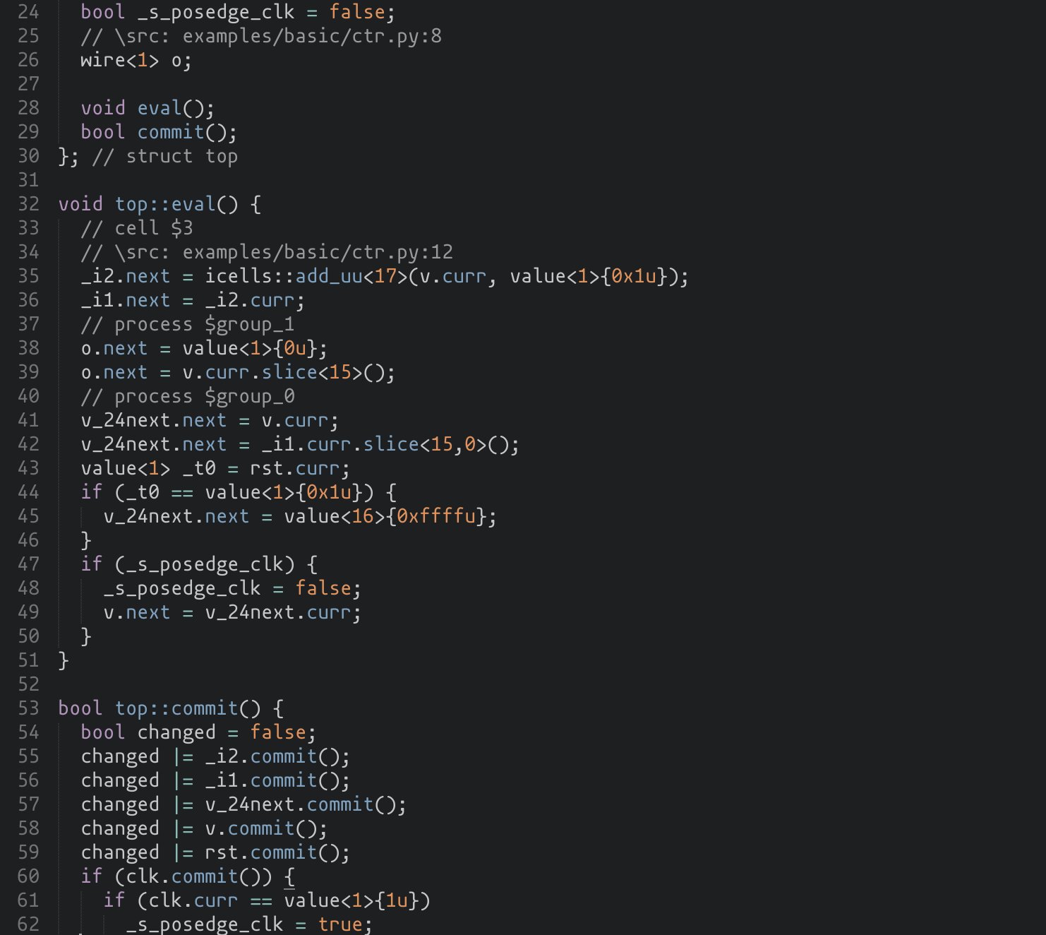 Catherine on Twitter: "before someone asks why i'm reimplementing Verilator: - Yosys and clang++ ...