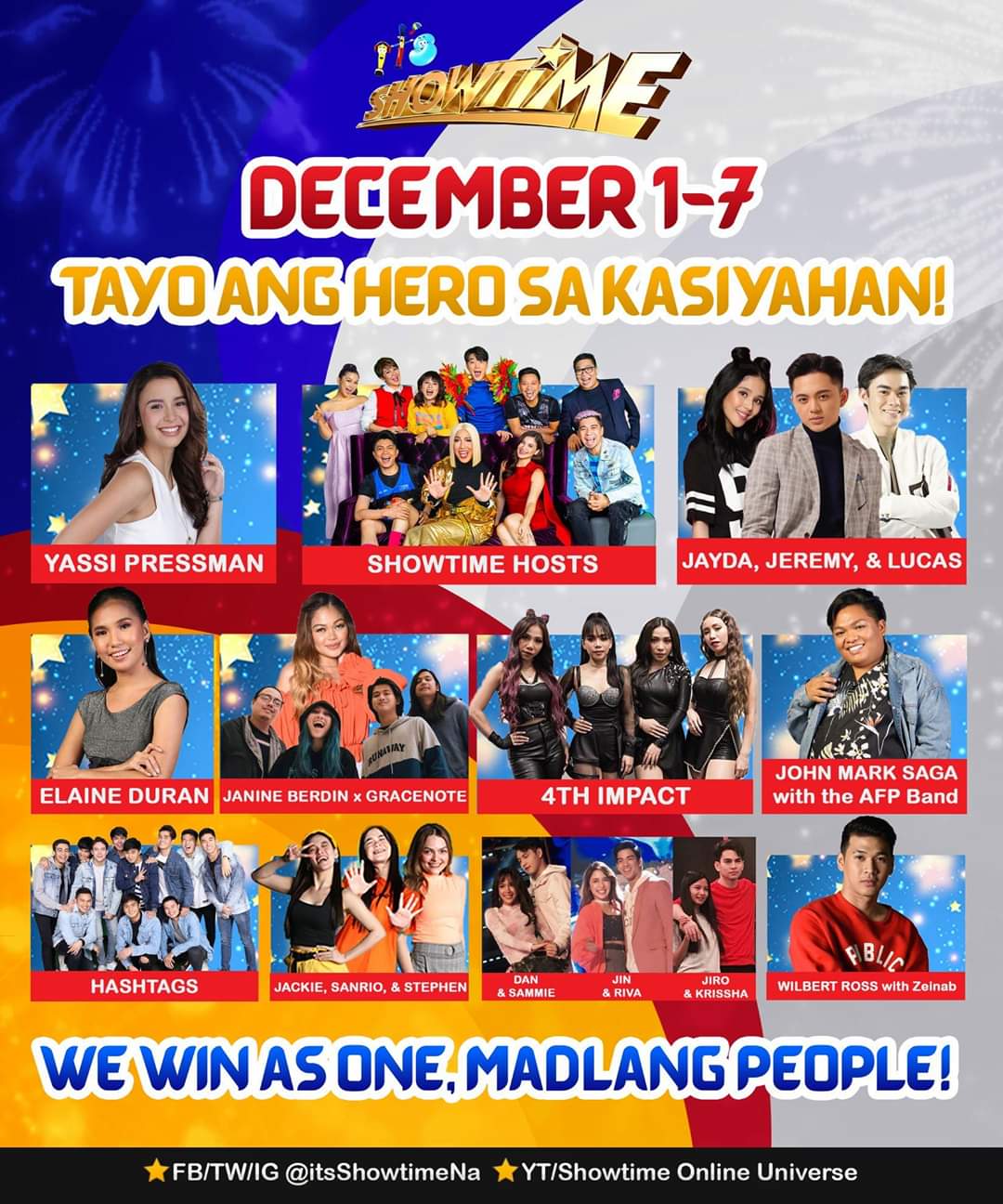 It's Showtime on Twitter: "🇵🇭 Mabuhay, Madlang People! Ipamalas ang galing sa pagpapasaya kasama ...