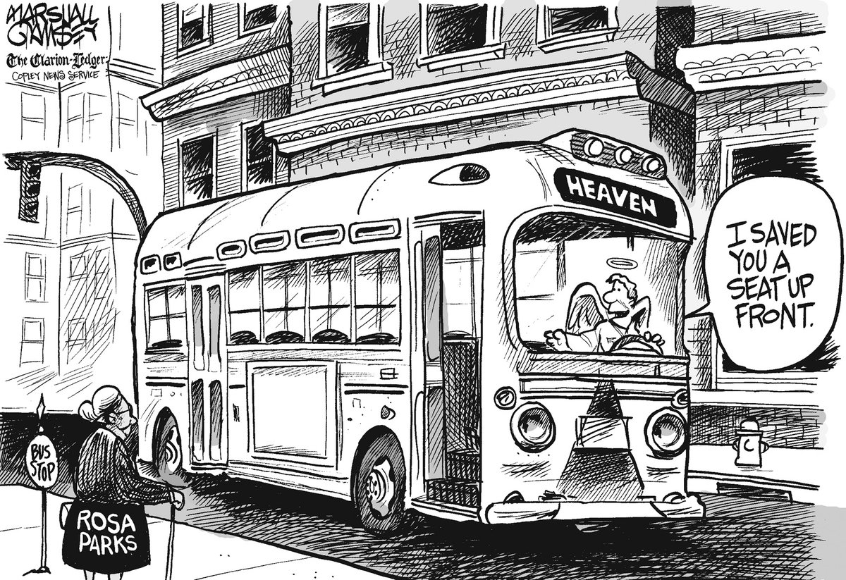 Rosa Parks Bus Drawing