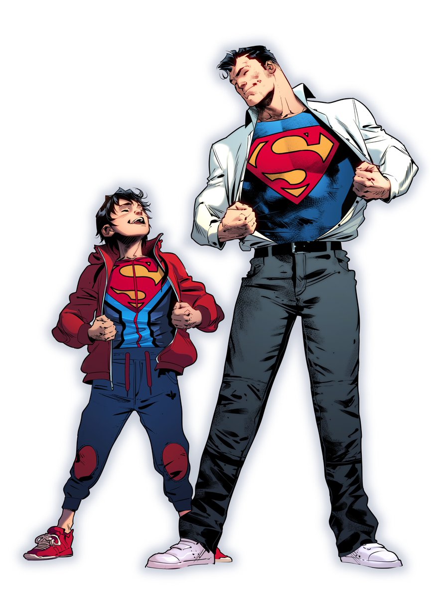 「Superman is an immigrant who comes from 」|Jorge Jiménezのイラスト