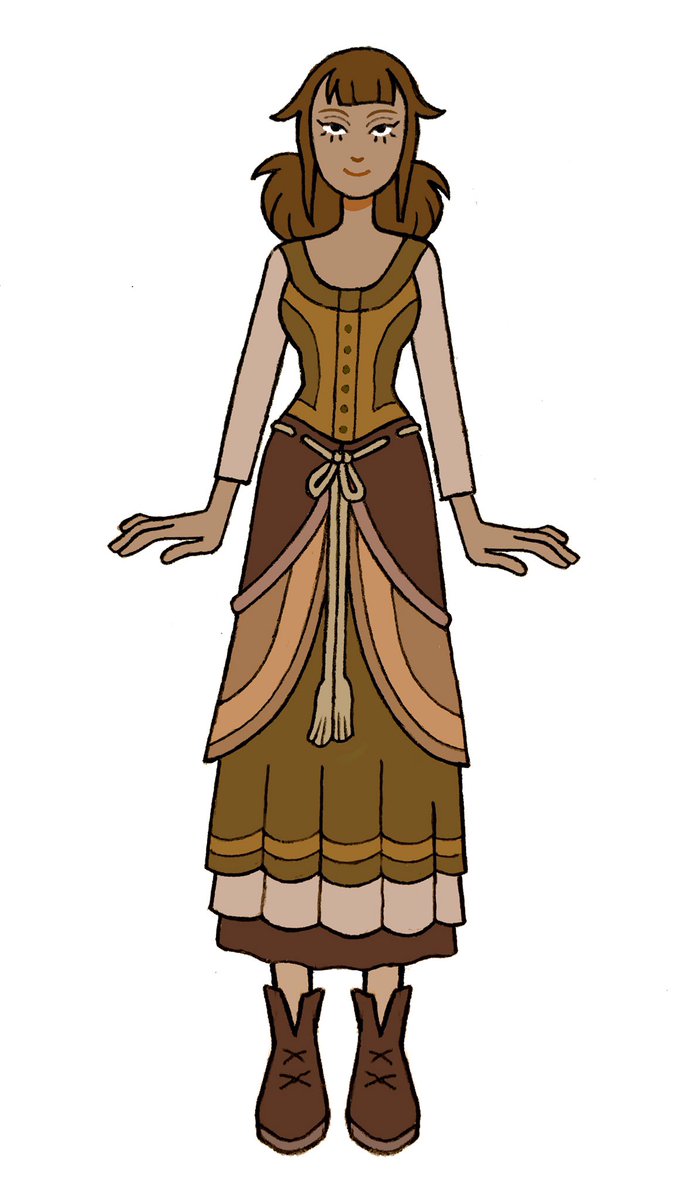 「also this little girl and her moth 」Alison Hessの漫画