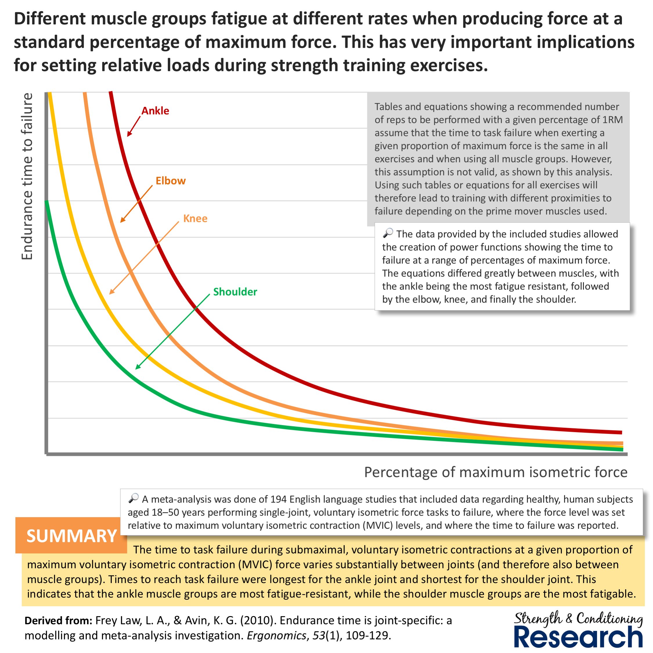 Muscle Fatigue Graph