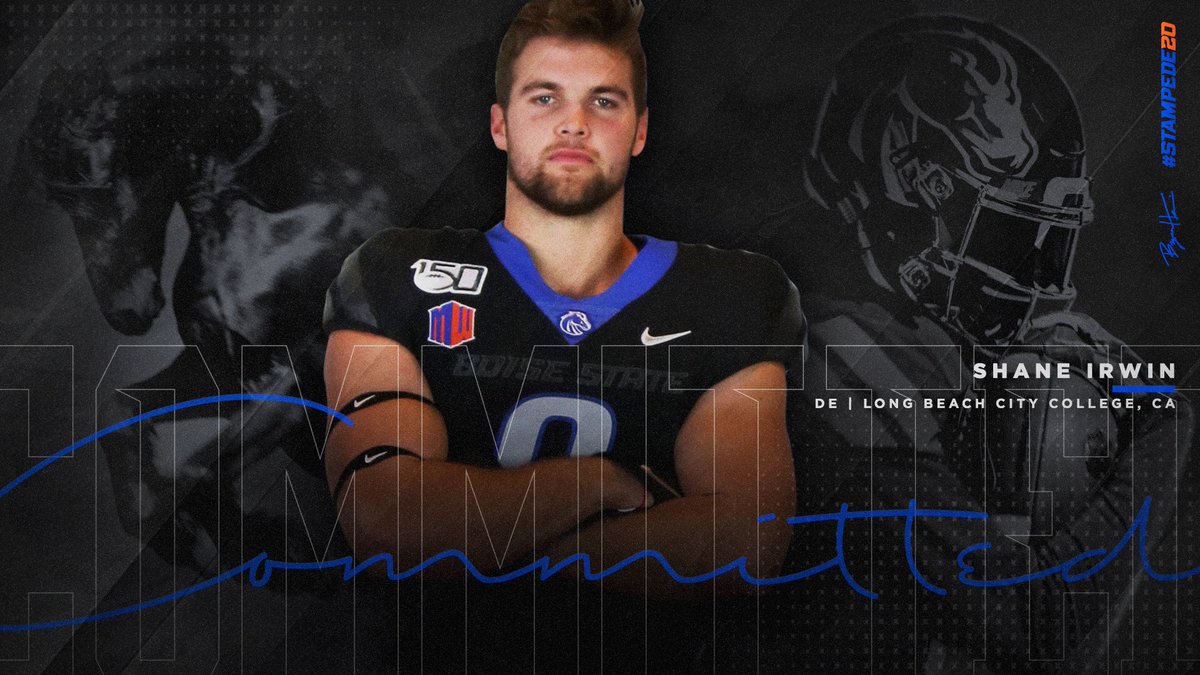 2020 JUCO 3* SDE Shane Irwin commits to Boise State : r/CFB