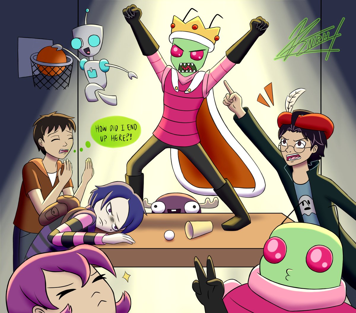 Invader Zim Gaz And Tak