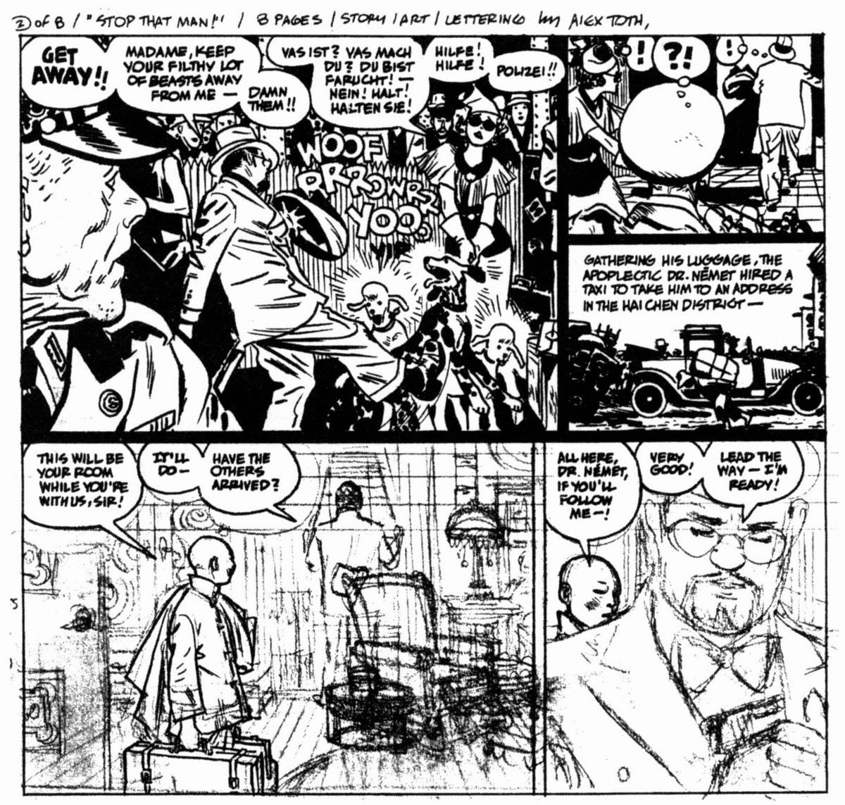 「Alex Toth 」Horacio Altunaの漫画