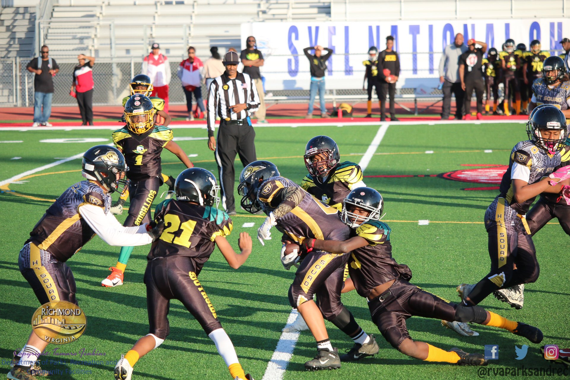 Hit Squad Football Logo