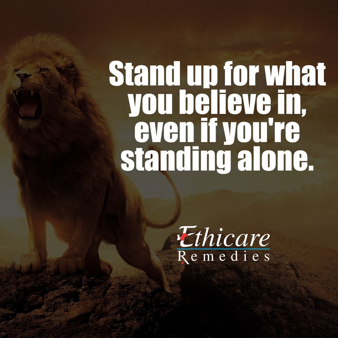 Stand Up For Yourself Even If Youre Standing Alone