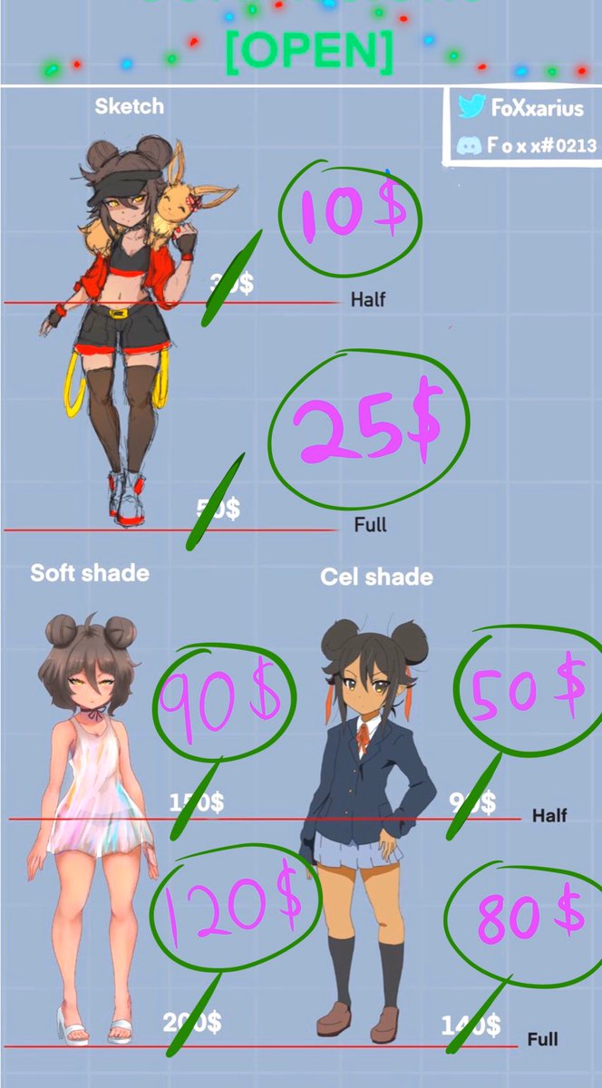 doodlesss.. 」F o x xの漫画