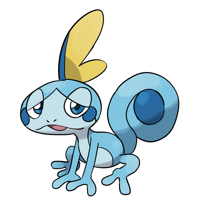 ポケモン「I tried redesigning the Sobble line... a」|♊🇨🇦 Xenon 💜💚 ...