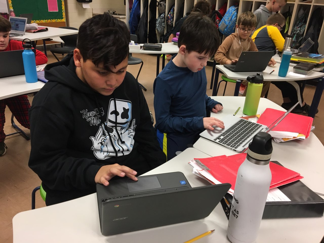 Fairview Elementary on Twitter: "5th grade getting involved in computer ...