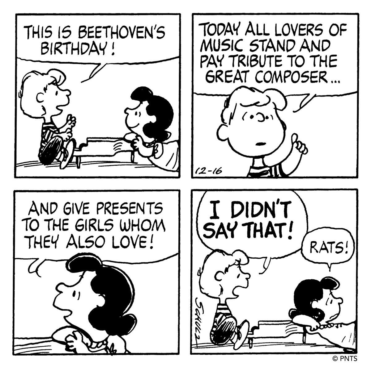 Peanuts Schroeder Beethoven