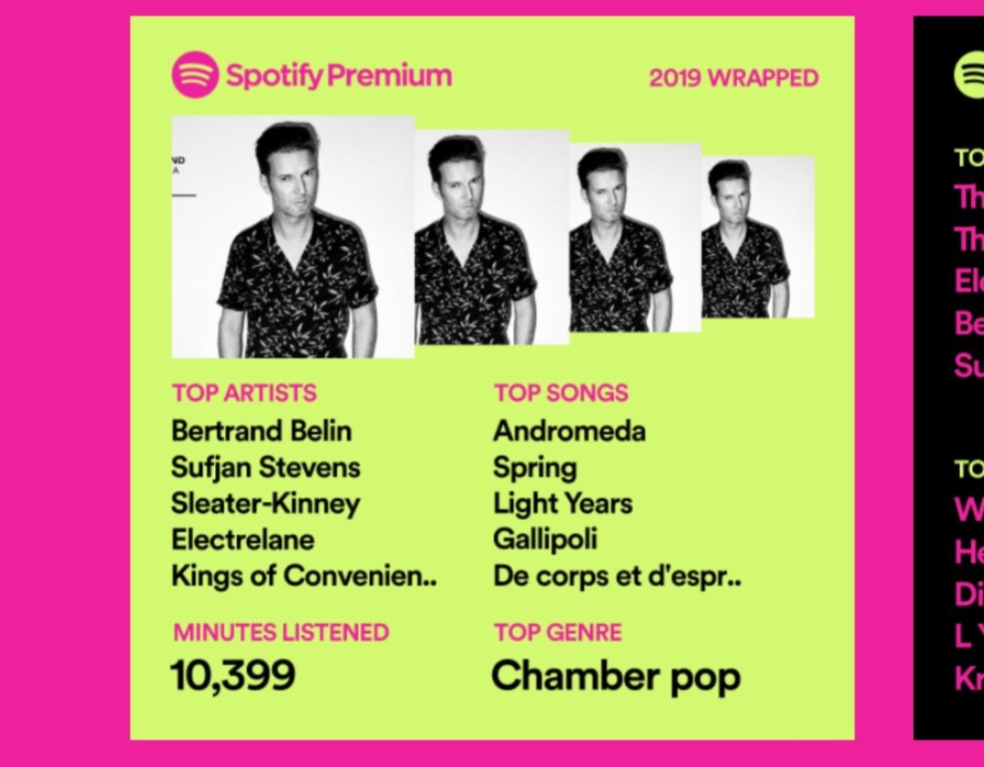 Alexandre 🫕 on Twitter: "@Spotify 2019 #yearinmusic #2019wrapped #spotifywrapped ! 10399 min 1. ...