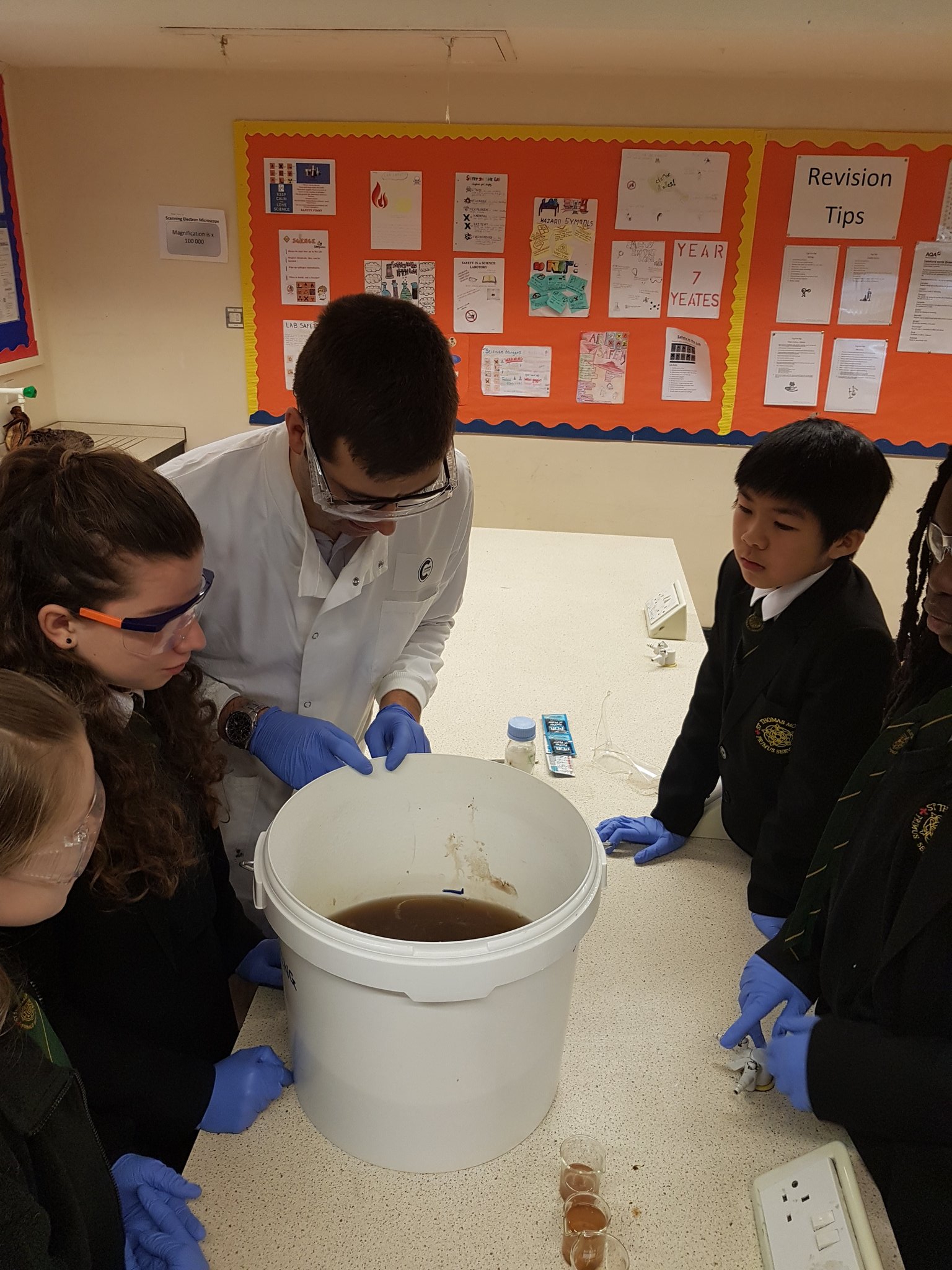 EmmausStThomasMore on Twitter: "Learning about chemical reactions in ...