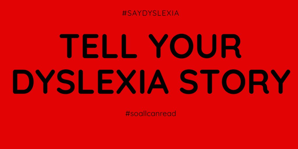 Decoding Dyslexia MD on Twitter: "Dyslexia families: it’s time to #saydyslexia. To tell the ...