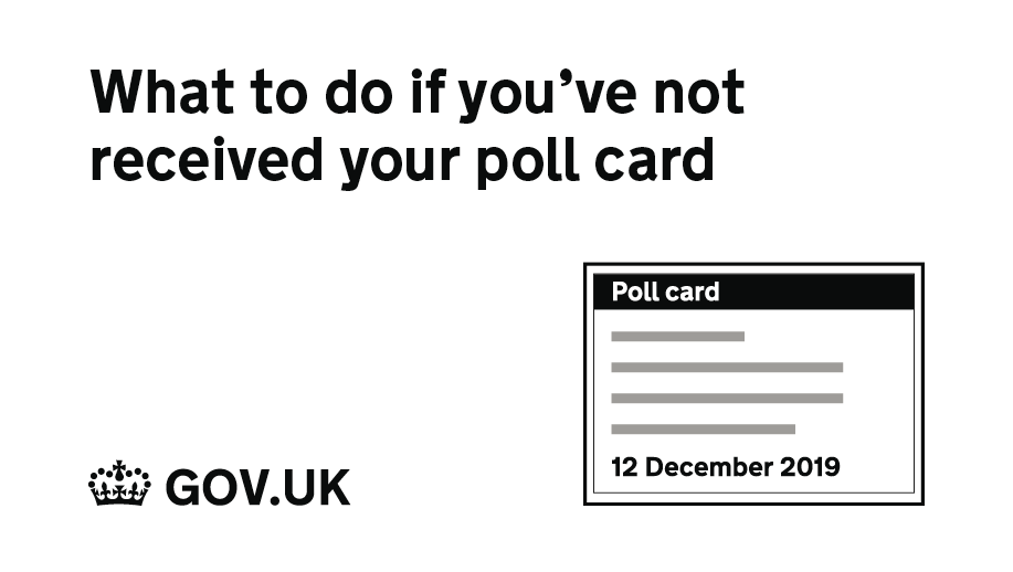 You’ll be sent a poll card just before an election telling you when to ...