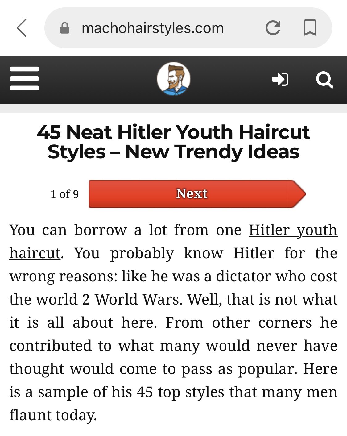 Hitler Youth Haircut Examples