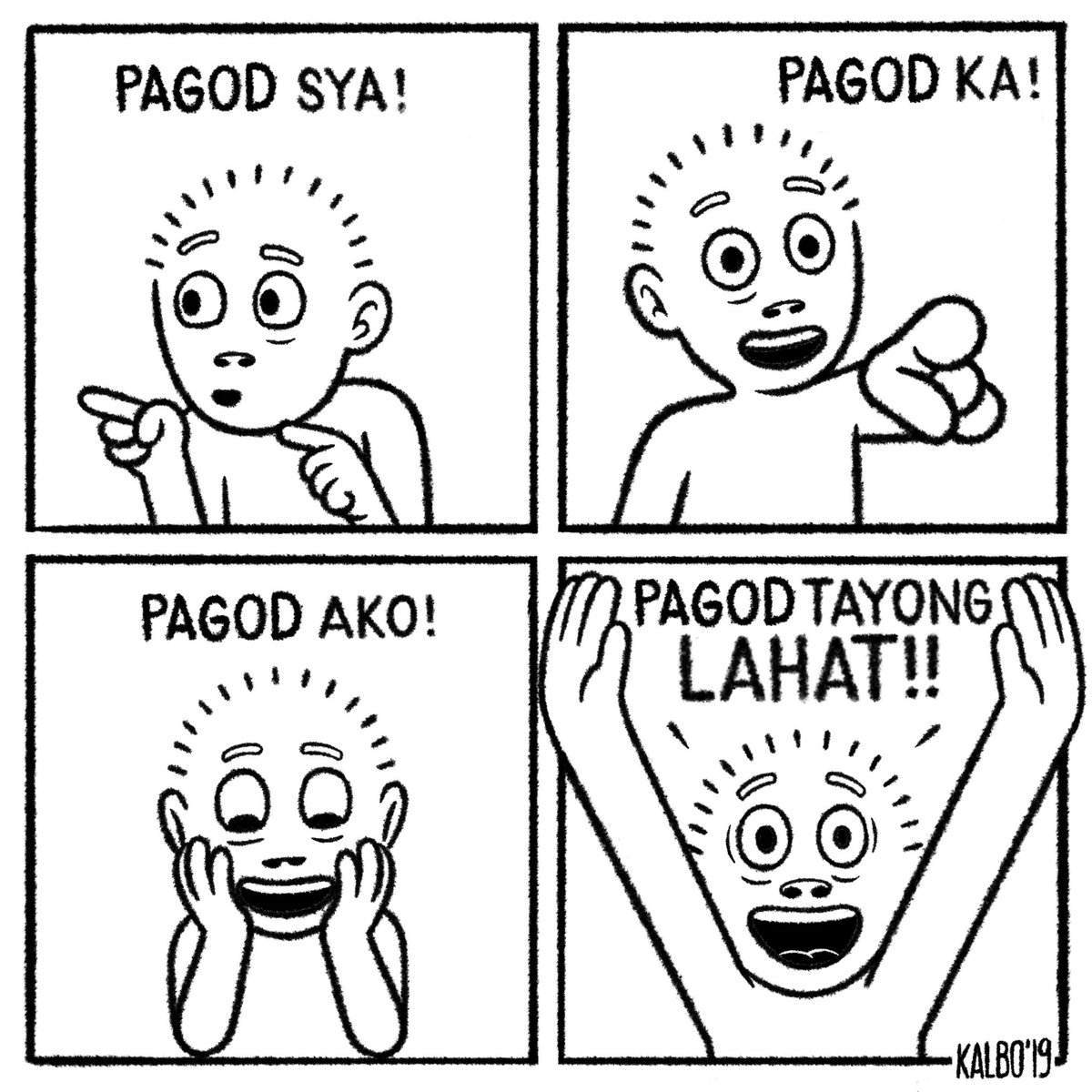 「2 0 1 9 in a nutshell. ? 」Tarantadong Kalboの漫画