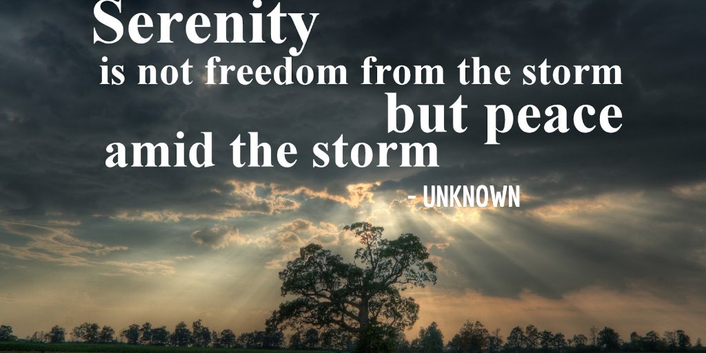 Peace Amidst The Storm