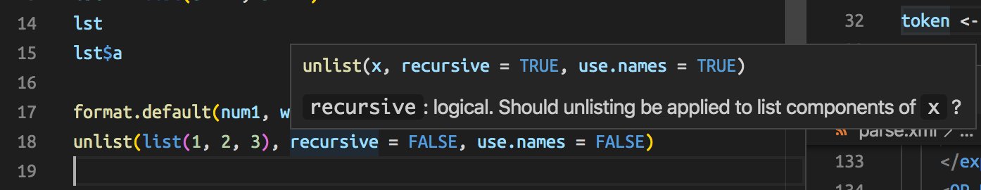 Kun Ren on Twitter: "Enhancing development experience of #rstats in #vscode: Adding scope ...
