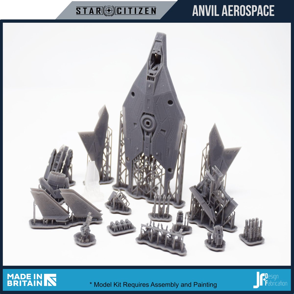 Official Anvil Carrack 1:500 kit model pages are live on jrfabrication ...