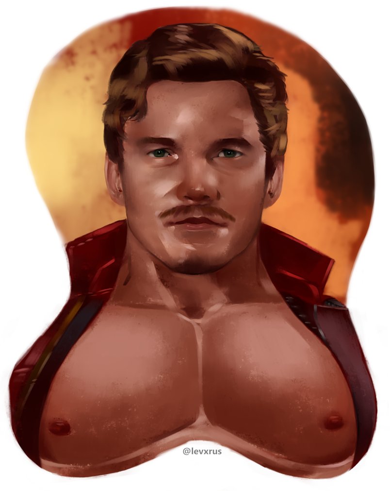 Lev 🔞(working on comms!) on Twitter: "starlord mousepad concept 💫 one with and w/o body hair ~ # ...
