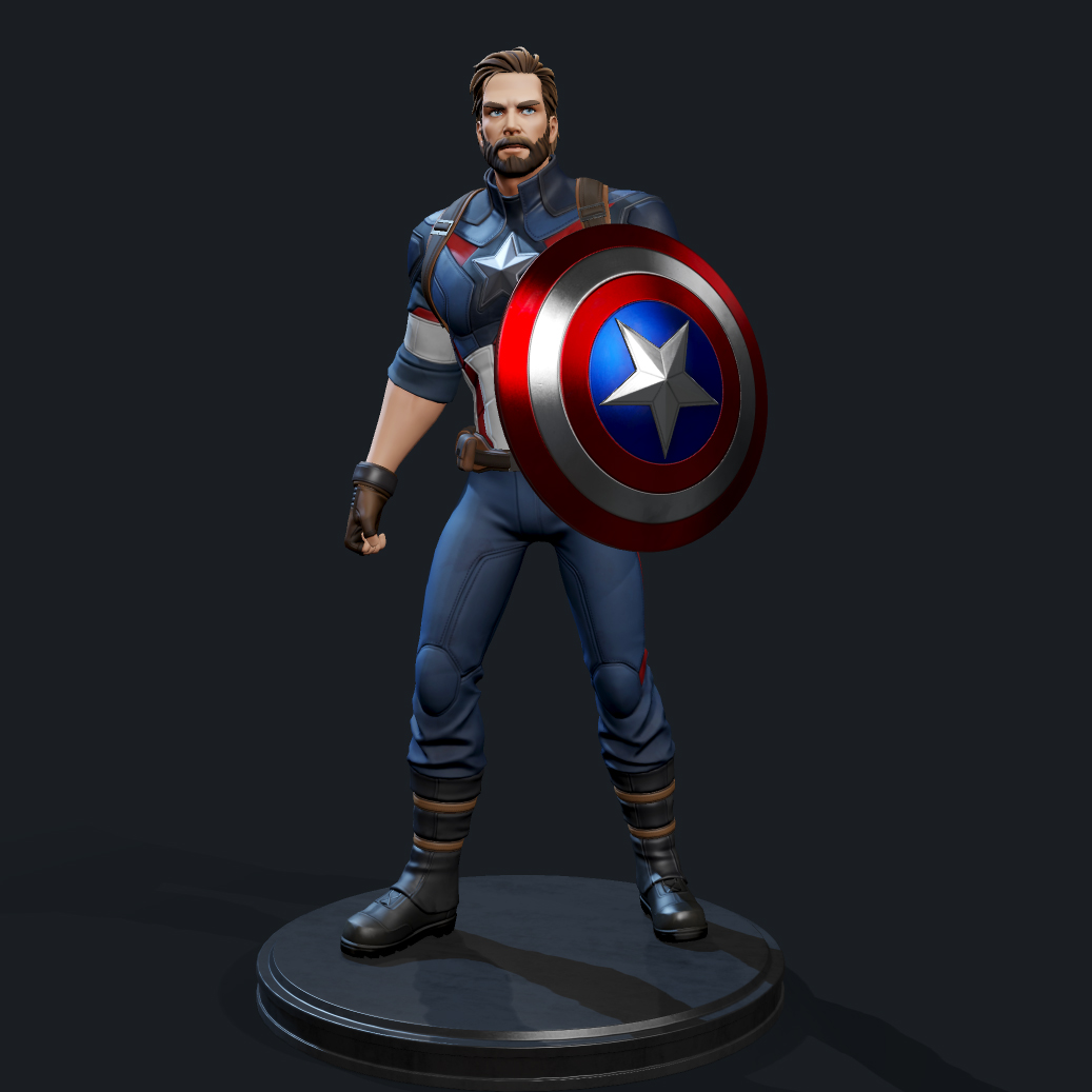 Captain America Render