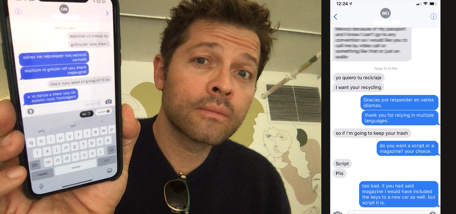 Misha Collins Real Number