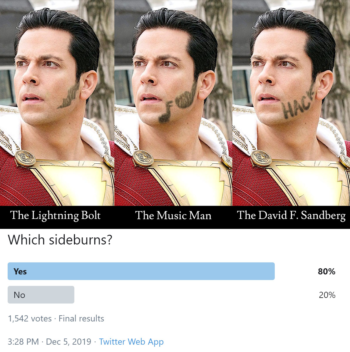 Lightning Bolt Sideburns