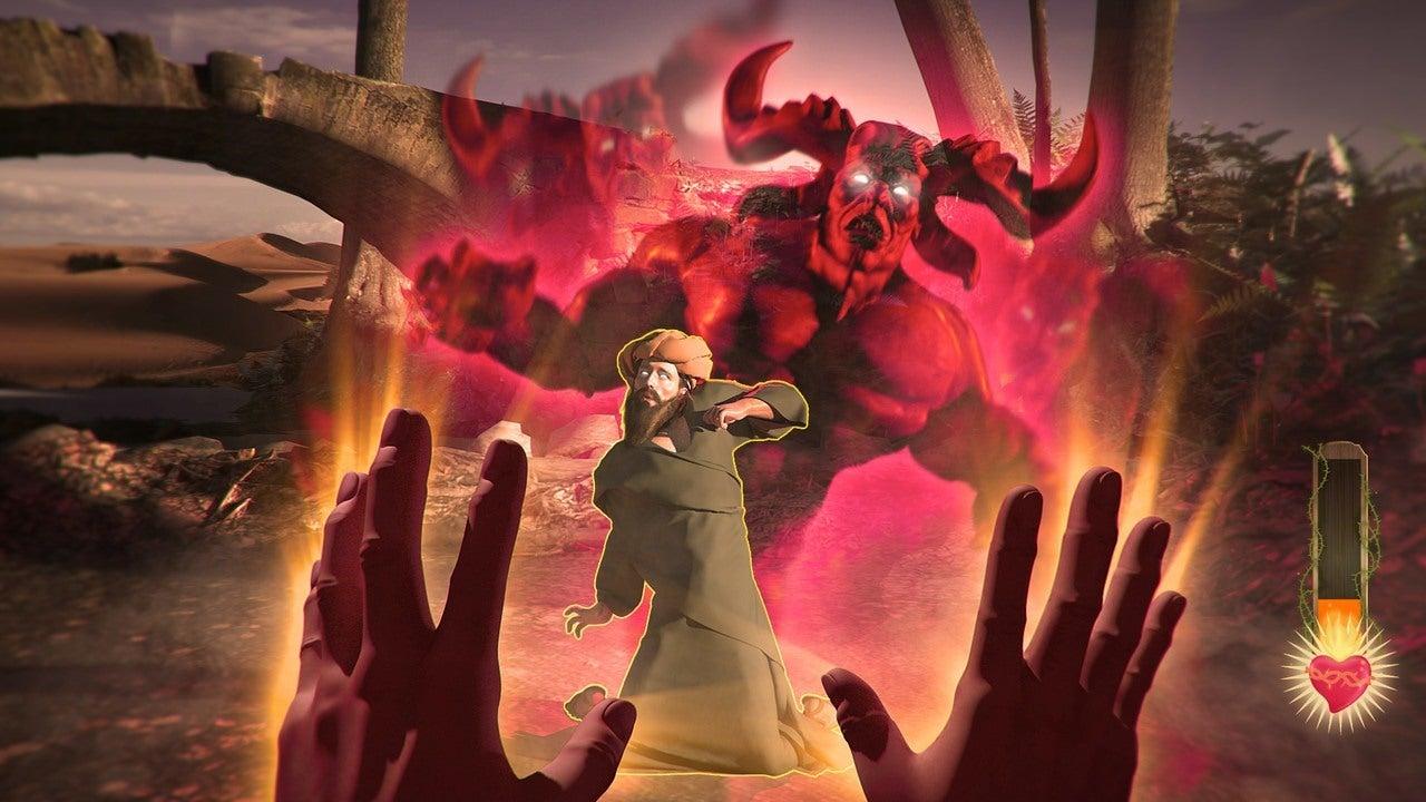Jesus Vs Satan Fight