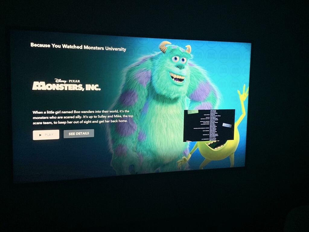 Monsters Inc Credits
