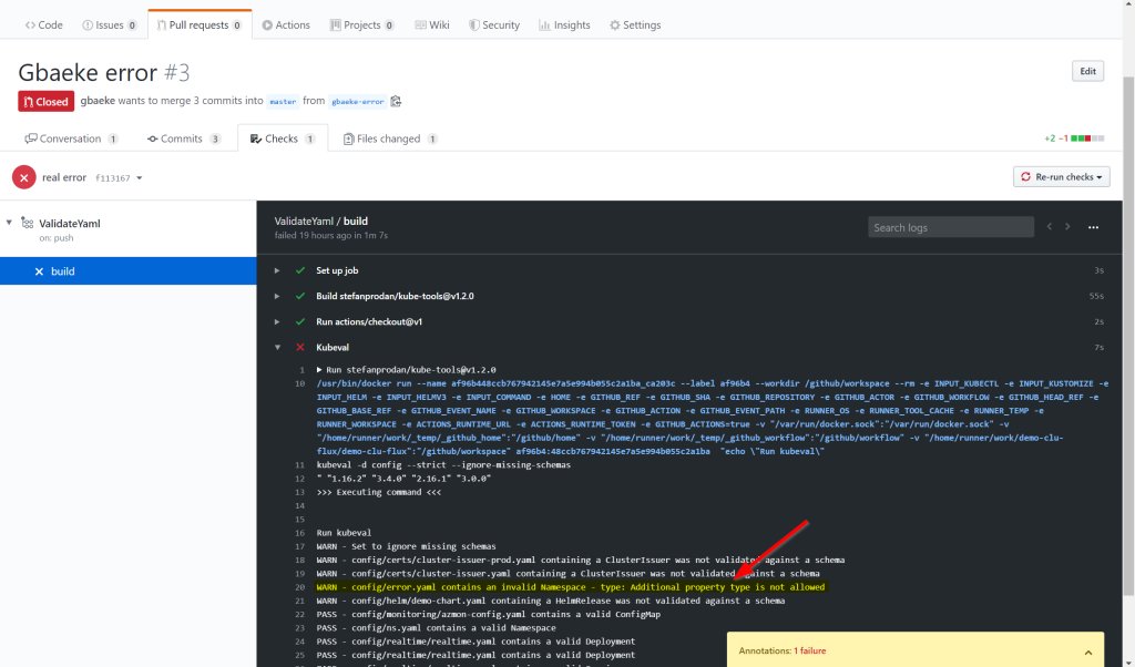 Geert Baeke on Twitter: "Check your yaml files with kubeval and GitHub Actions #yaml #github # ...