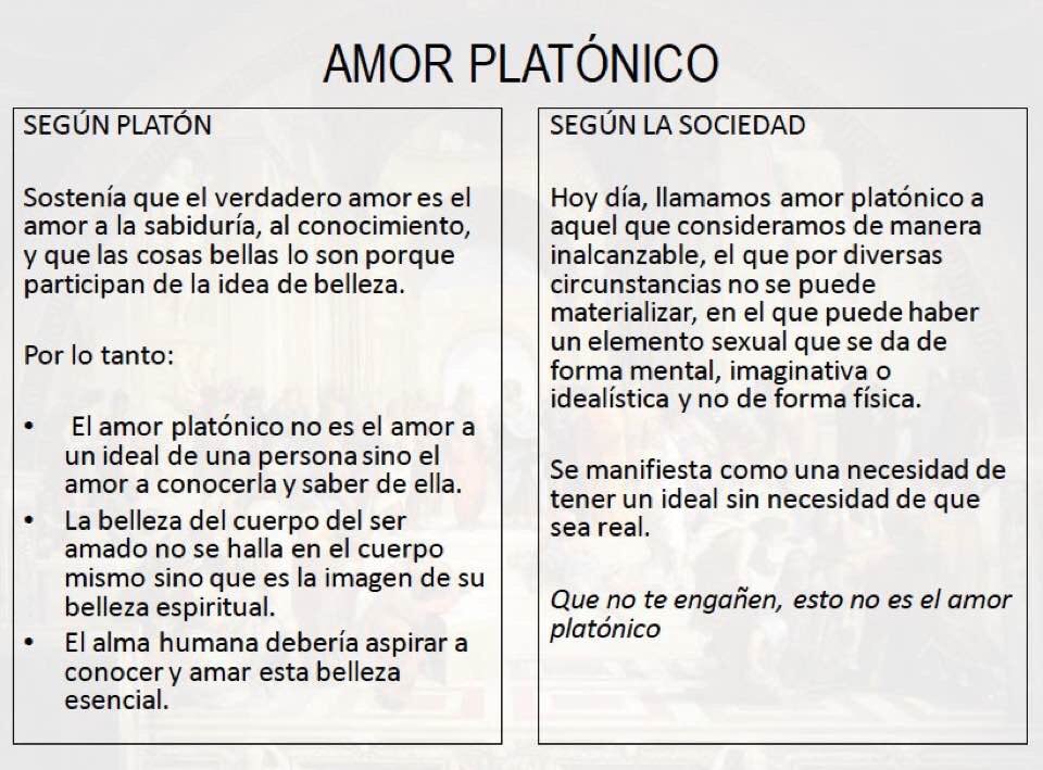 Que Es Un Amor Platonico ¿Qué Es El Amor Platónico? Nueva