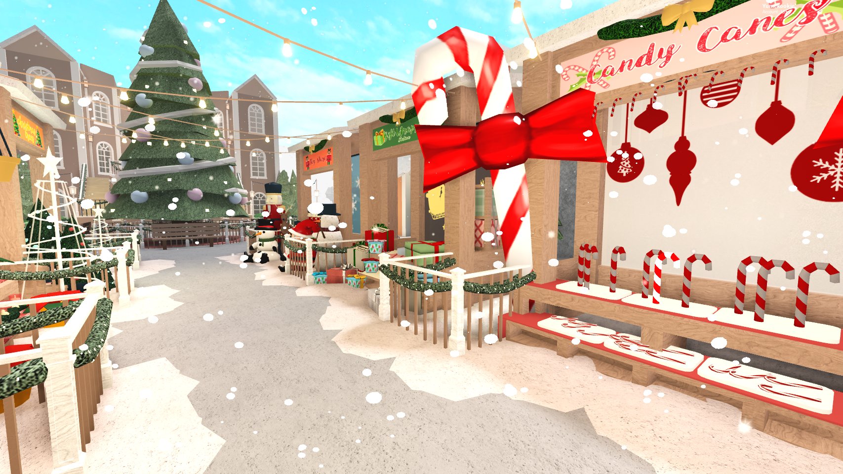 Hướng dẫn cách Roblox Background Christmas Đẹp lung linh