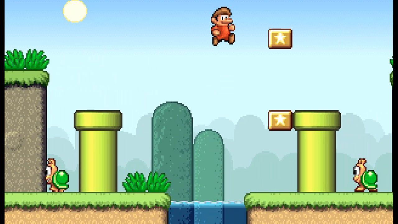 loppua määrä inspiraatio super mario ms dos sankaritar vesi liikkua